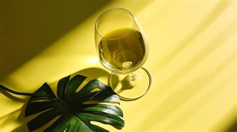 Premium Photo A Green Plant In A Glass With A Green Plant In It