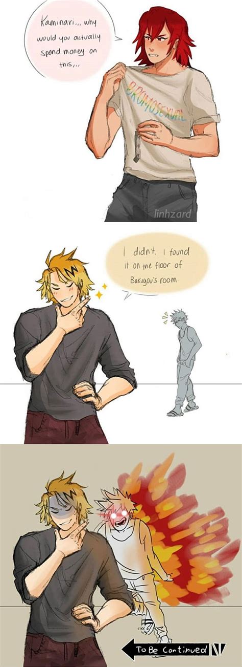 Kirishima Eijirou X Kaminari Denki Bnha Boku No Hero Academia