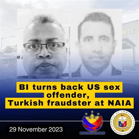 American Sex Offender Turkish Fraudster Barred From Entering Ph Inquirer News