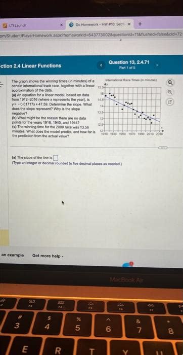 Solved The Graph Shows The Witing Tirats In Minutes Of A Chegg