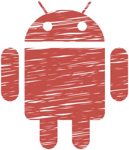 Download Red Sketch Android Robot Wallpapers Com