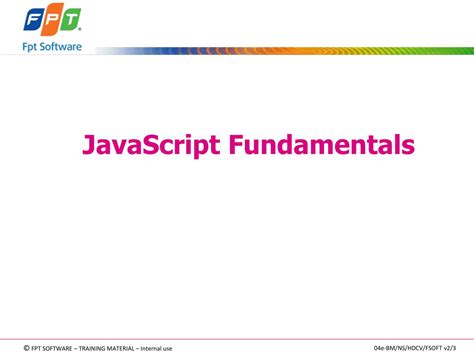 Ppt Javascript Fundamentals Powerpoint Presentation Free Download
