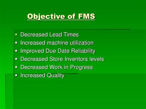 Ppt Flexible Manufacturing Systems Fms Powerpoint Presentation