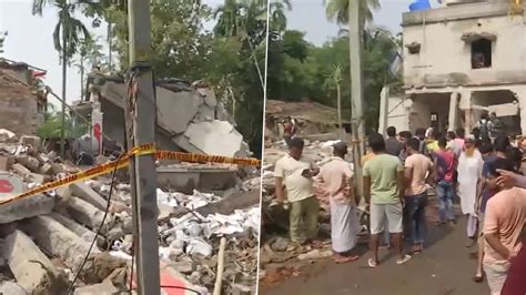 Dattapukur Blast বিস্ফোরণের তীব্রতায় ভেঙ্গেছে বাজি কারখানার