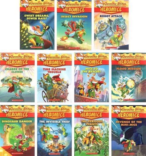 Geronimo Stilton Heromice Set Of 11 Books Lazada