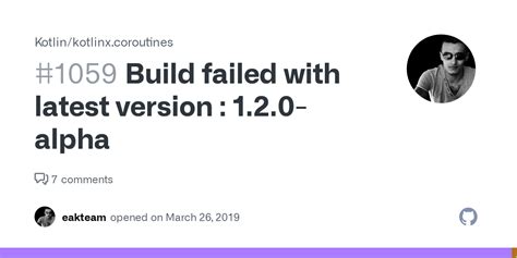 build failed with latest version 1 2 0 alpha · issue 1059 · kotlin