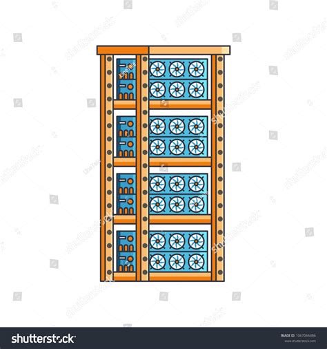 Server Art Icon Server Classic Background Stock Vector Royalty Free