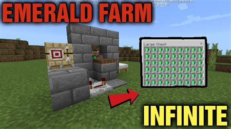 Infinite Emerald Farm Minecraft Auspi Youtube