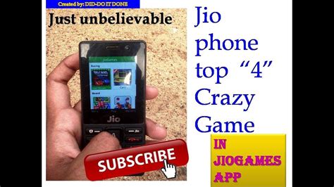 Jio Phone Top 4” Crazy Game In Jiogames App Youtube