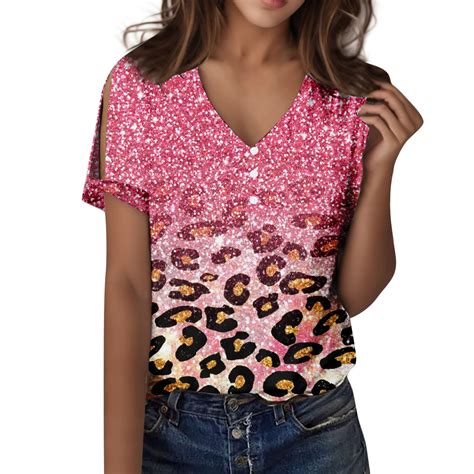 Pmuybhf Female Womens Tops Dressy Casual 34 Sleeve Tunics Women Summer