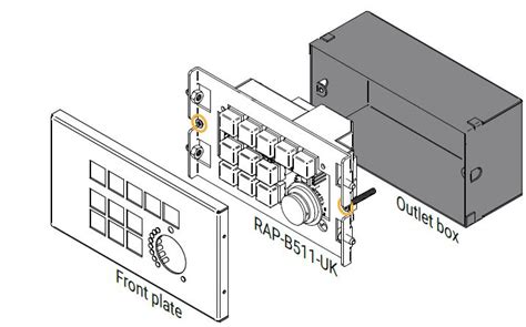 Lightware Rap B511 Eu K Room Automation Panel User Guide