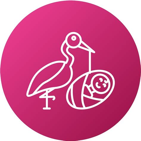 Premium Vector Vector Design Stork Icon Style