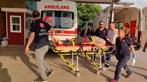 Bursa da feci kaza Taklalar atan traktör şaha kalktı Norm Haber
