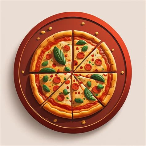 Premium Ai Image Delicious Pizza