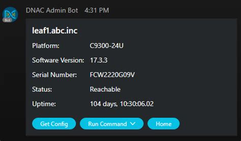Github Cisco Code Projects Dnac Webex Chatbot Webex Chat For Interacting With Cisco Dna