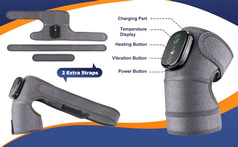 Erhivora Knee Massager With Heat And Vibration Knee