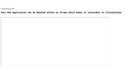 Clickjacking