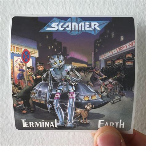 Scanner Terminal Earth 1 Album Cover Sticker
