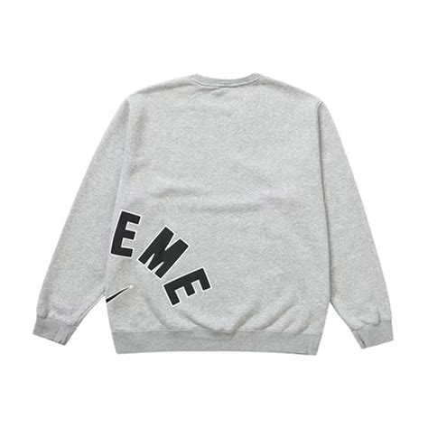 Supreme Nike Arc Crewneck Heather Greysupreme Nike Arc Crewneck Heather