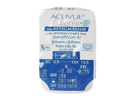 Acuvue Oasys For Astigmatism 6 Lenses Alensa Uk