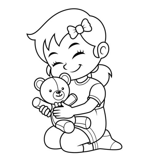 عکس کارتونی دخترانه برای رنگ امیزی