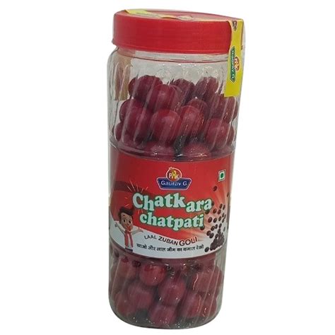 Gaurav G Red Chatkara Chatpati Candy Packaging Type Plastic Jar Packaging Size 800 Gm At Rs