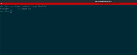 Linux Check Ram Size On A Pc