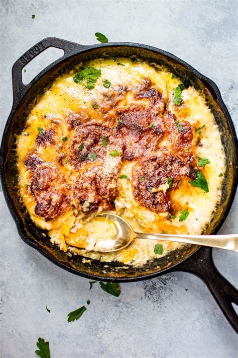 Cheesy Scalloped Sweet Potatoes • Salt And Lavender