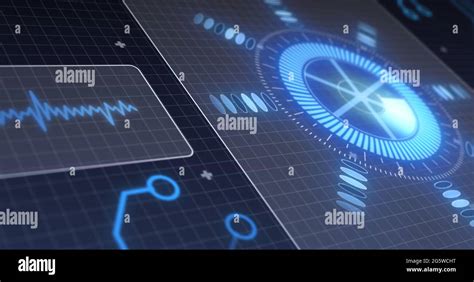 Image Of Scope Scanning Processor Elements And Data Processing On