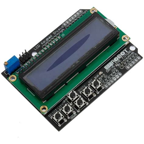 Display 16x02 Com Teclado Botões Para Arduino Tecnotronics