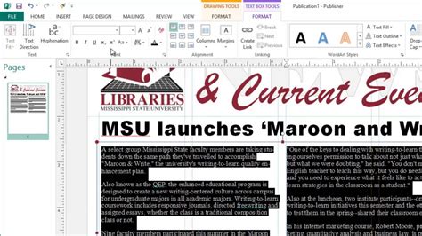 Microsoft Publisher Newsletter Templates