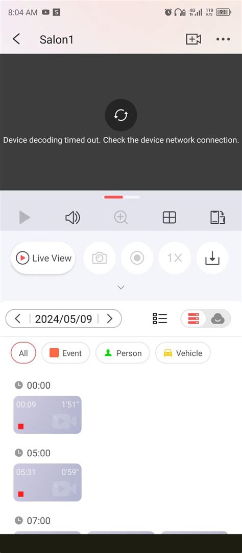 Device Decoding Timed Out Rhikvision