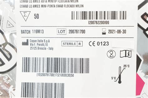 Copan 481c Eswab Lq Amies Minitip Nylon Flocked Applicator Box Of 42