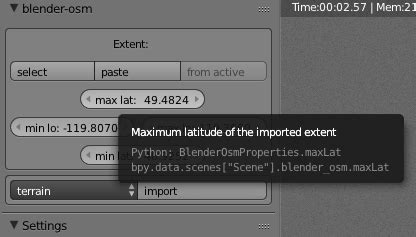Controlling Blender Osm With Python Stack Overflow