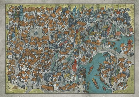 Artstation Lands Of Eem Rpg Map Fantasy Map Art