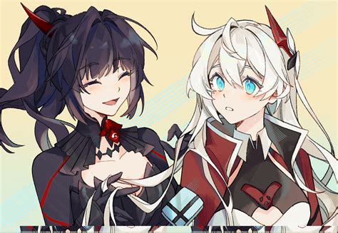 Kiana Kaslana Raiden Mei Kiana Kaslana And Raiden Mei Honkai And More Drawn By Fuzijo
