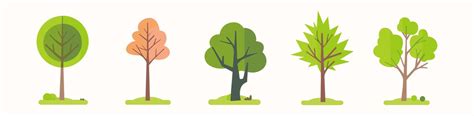 2d Tree Vector Art Icons And Graphics For Free Download