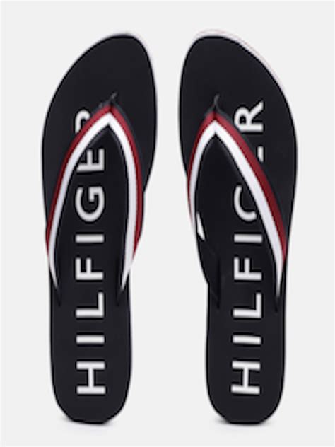 Buy Tommy Hilfiger Women Striped Thong Flip Flops Flip Flops For