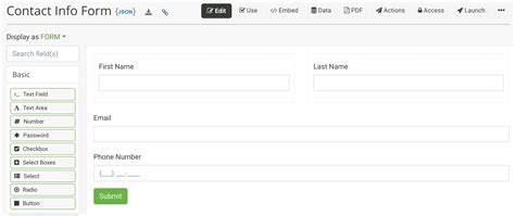 Using Nested Forms Documentation
