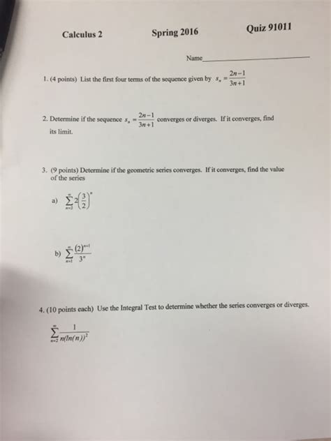 Solved List The First Four Terms Of The Sequence Given By