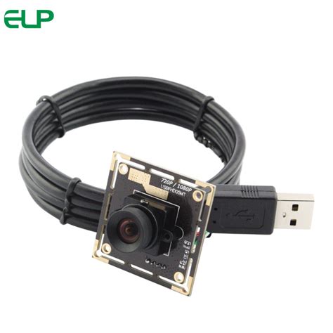 ELP Free Driver P CMOS Color MP Industrial Webcam Module None Distortion Lens USB Full HD