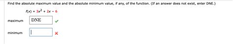 solved find the absolute maximum value and the absolute