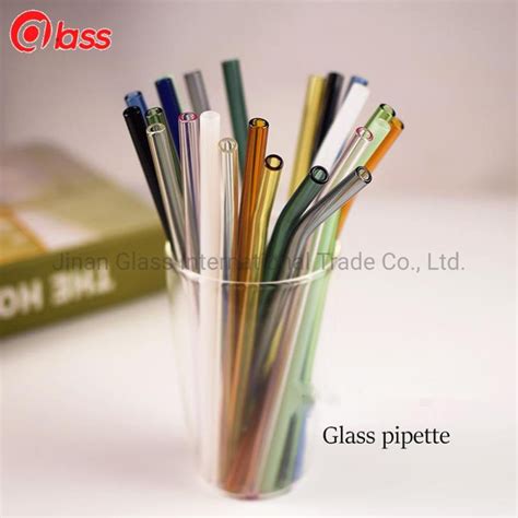 Drinking Glasses With Bamboo Lids And Glass Straw Glass Cup With Straw