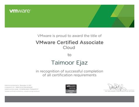 Vmware Assosiate Certificate Pdf