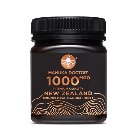 1000 Mgo Manuka Honey 250g Monofloral Manuka Honey Manuka Doctor