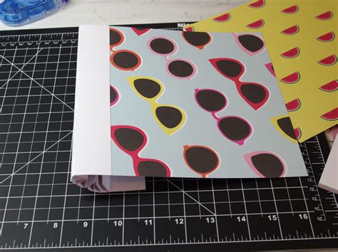 how to make accordion binding for a thick memory book create and babble
