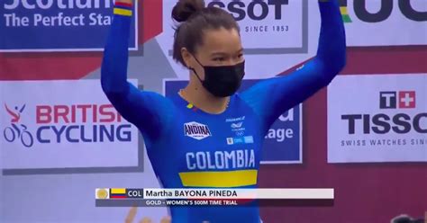 Video Martha Bayona se llevó el oro en los metros de la Copa de Naciones de ciclismo de