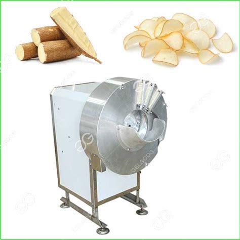 Stainless Steel Cassava Fries Chips Cutting Slicing Machine Frying