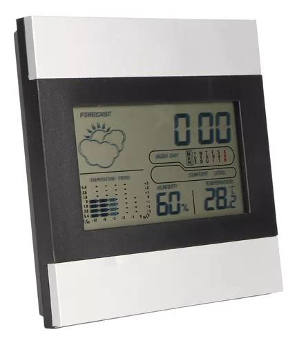 Reloj Meteorológico Con Pantalla Digital De Temperatura Y Hu Cuotas