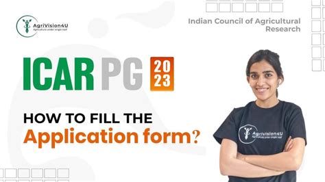 Agrivision4u On Linkedin How To Fill Icar Jrf Application Form 2023